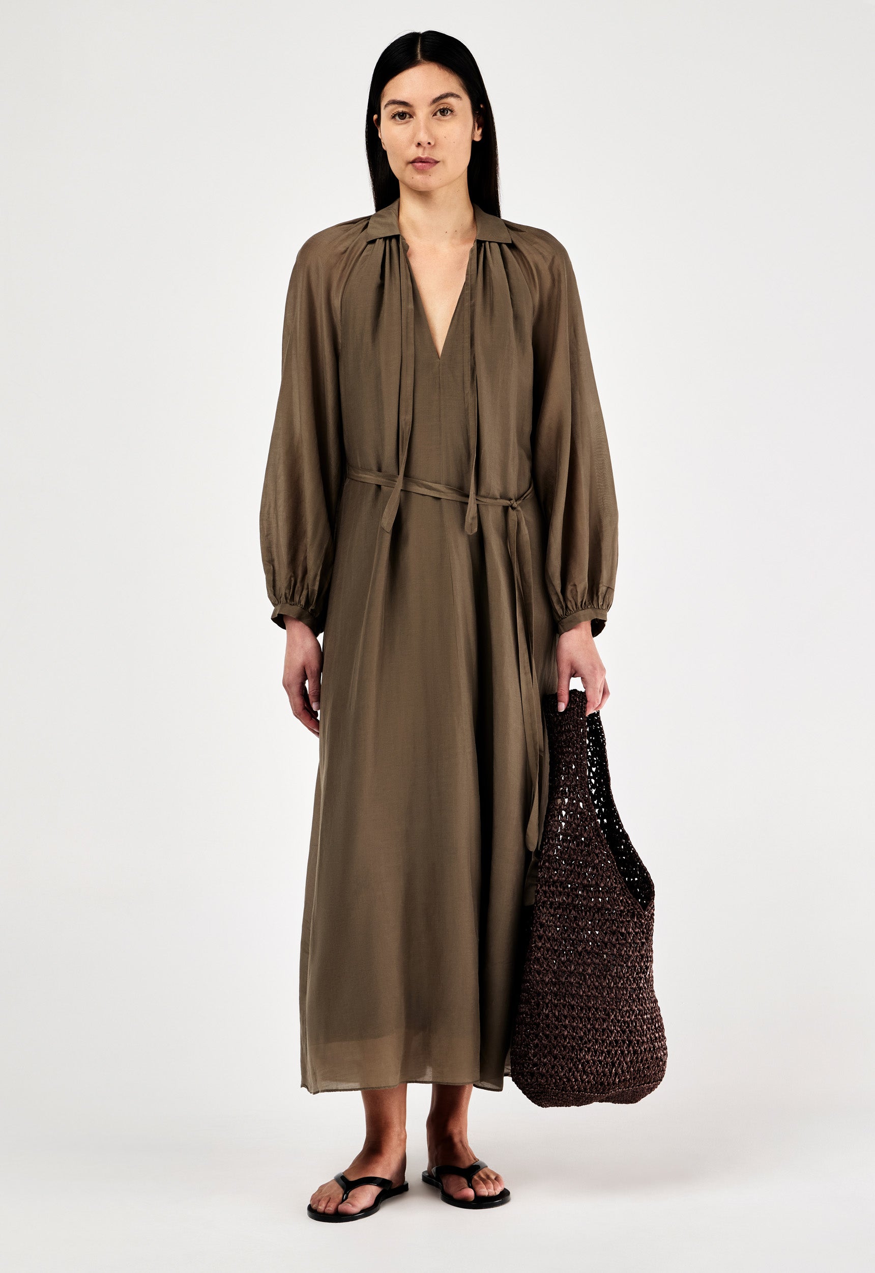 Tanner Silk Cotton Dress in Trader | Women's Dresses – Jac + Jack AU