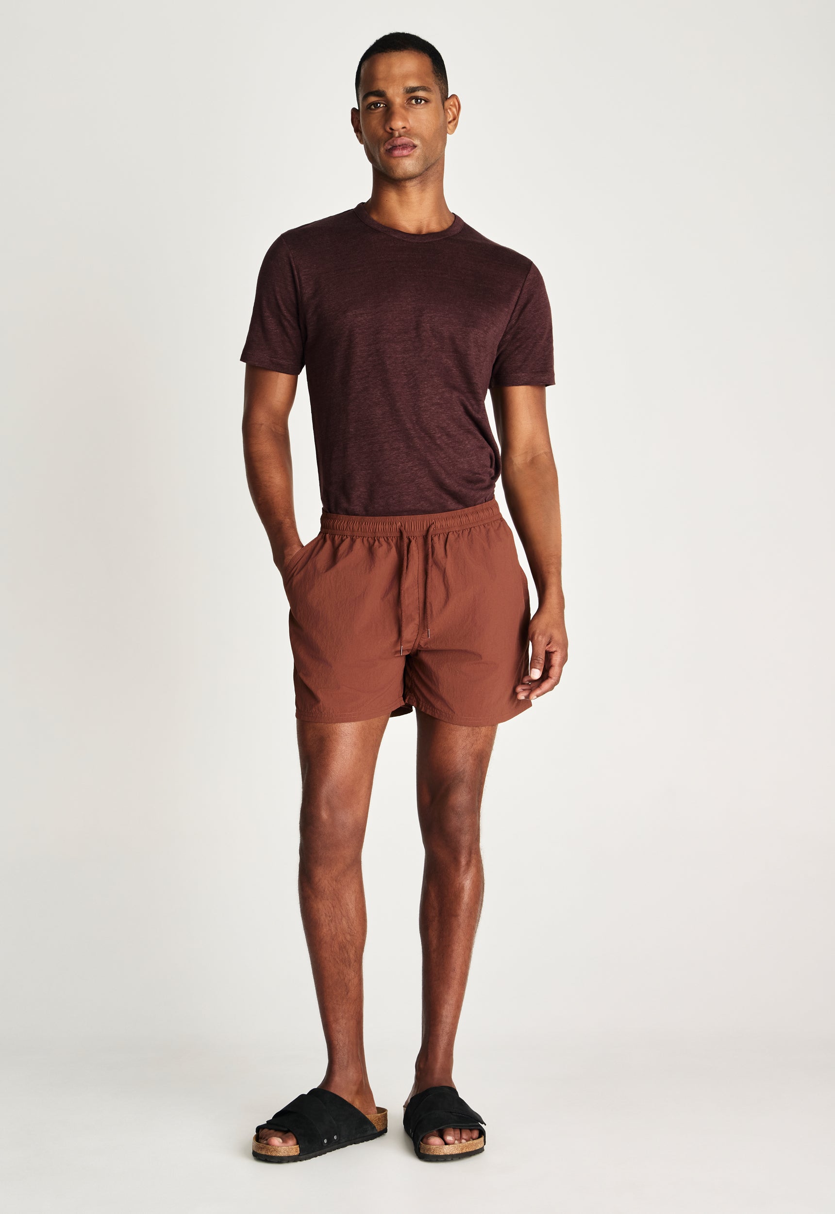 Toto Swim Short in Rum | Men's Pants & Shorts – Jac + Jack AU