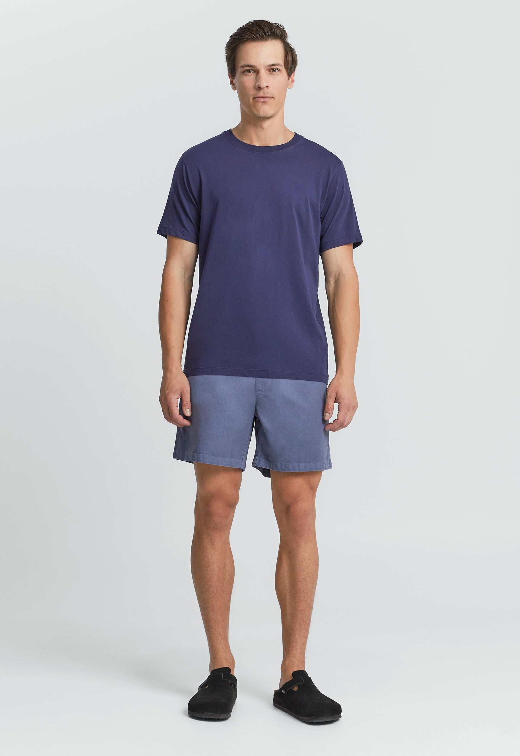Sans Organic Cotton Tee in Duco Blue | Men's Tops – Jac + Jack AU